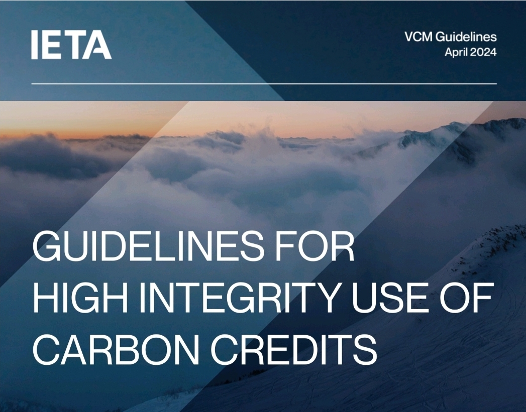 IETA, 기업 구매 자발적 탄소배출권 사용 지침 발표
