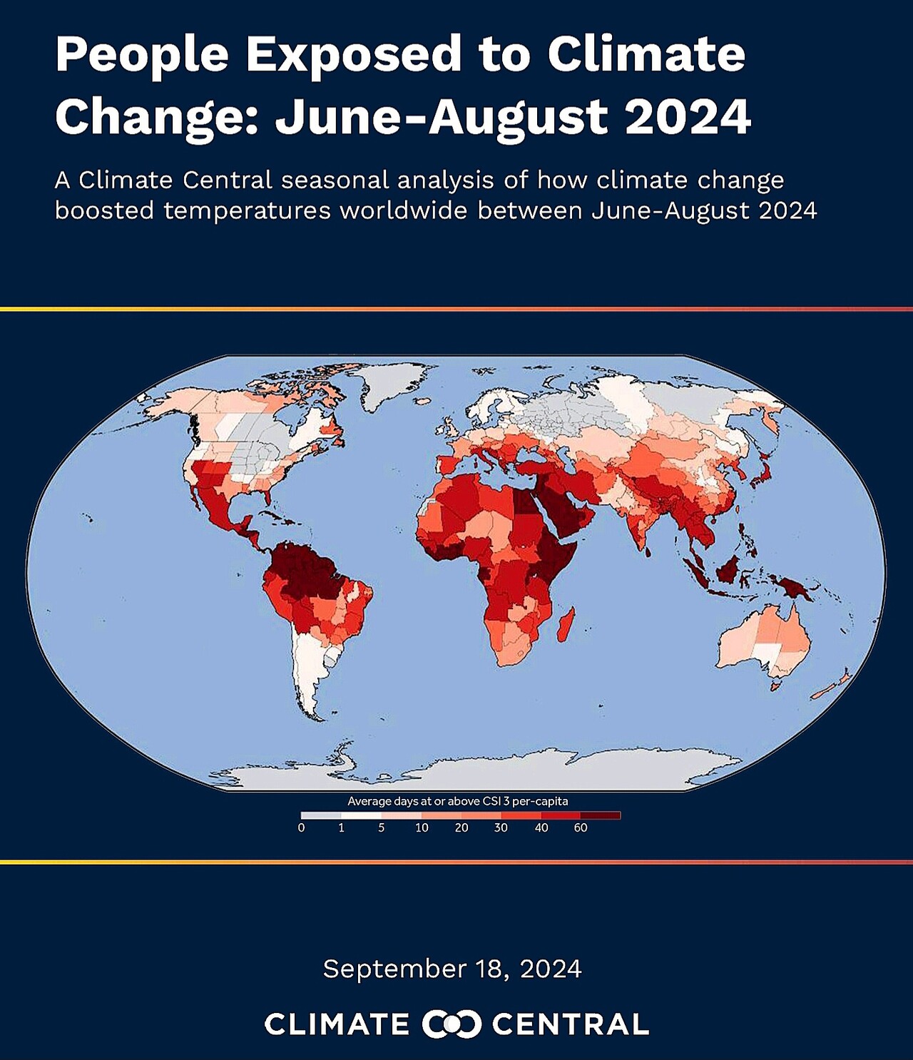 "2024년 8월13일을 기억하라"...전세계 인구 절반인 41억명 역대 최고기온 경험