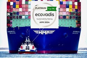 HMM, 글로벌 ESG 평가 ‘상위 1%’ 플래티넘 등급 획득